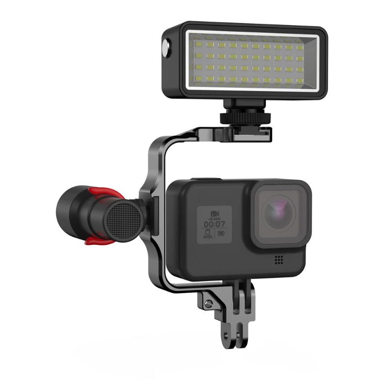 【NEW】40M Diving Underwater Waterproof LED Flash Light For Gopro Hero 12 ...