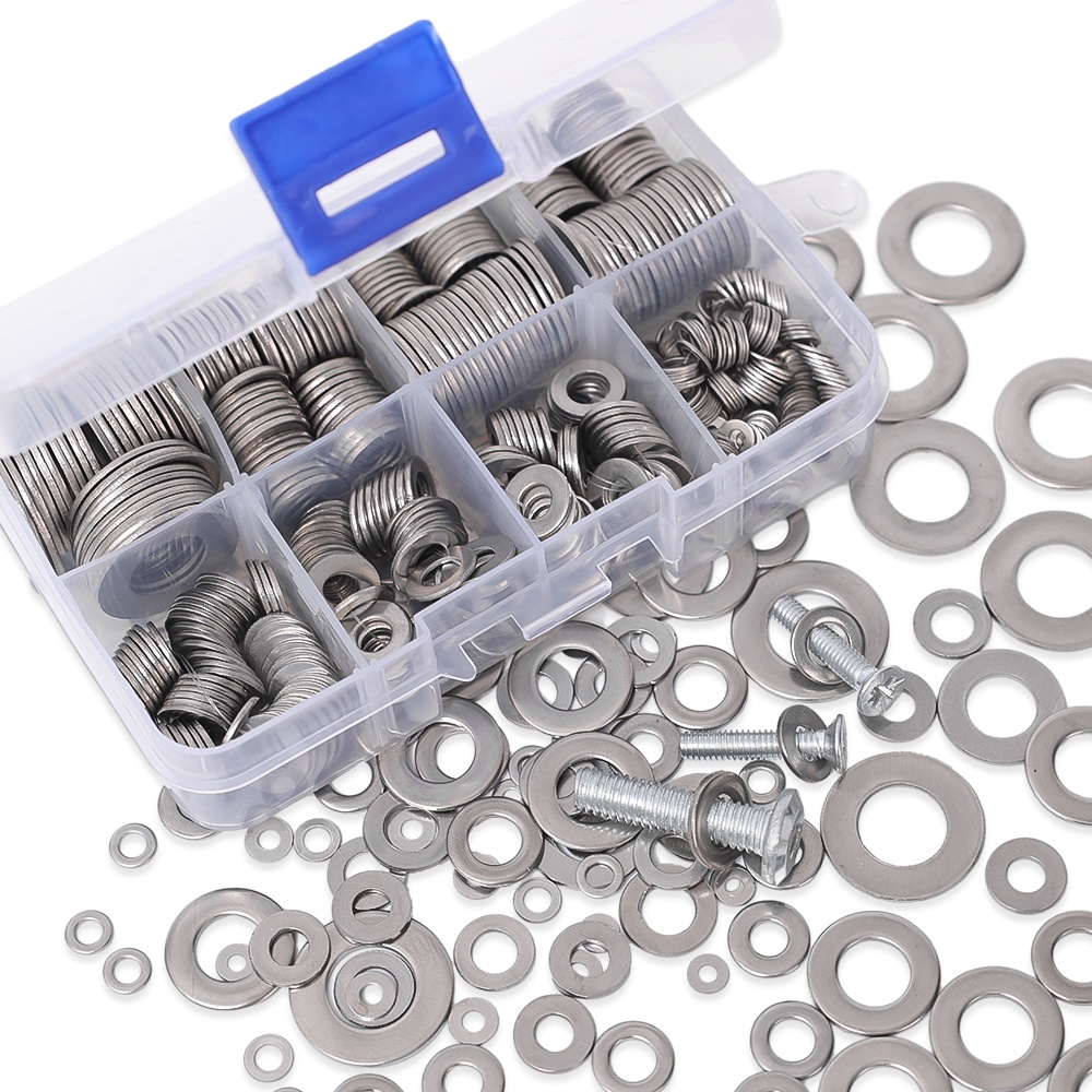 180Pcs/ Box Replacement Oil Drain Plug Crush Washer Gaskets Stainless ...
