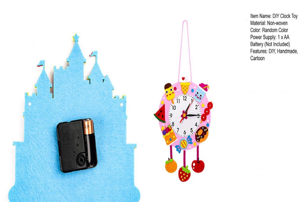 Biplut Teaching Clock for Children Make Your Own Teaching Clock Diy ...