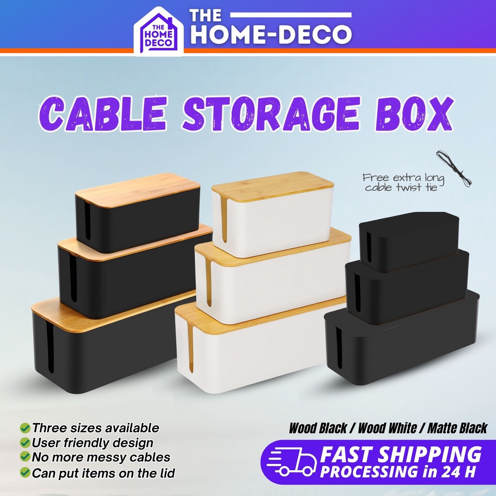 Cable Storage Box Cable Organizer Cable Management Box Cable Management ...