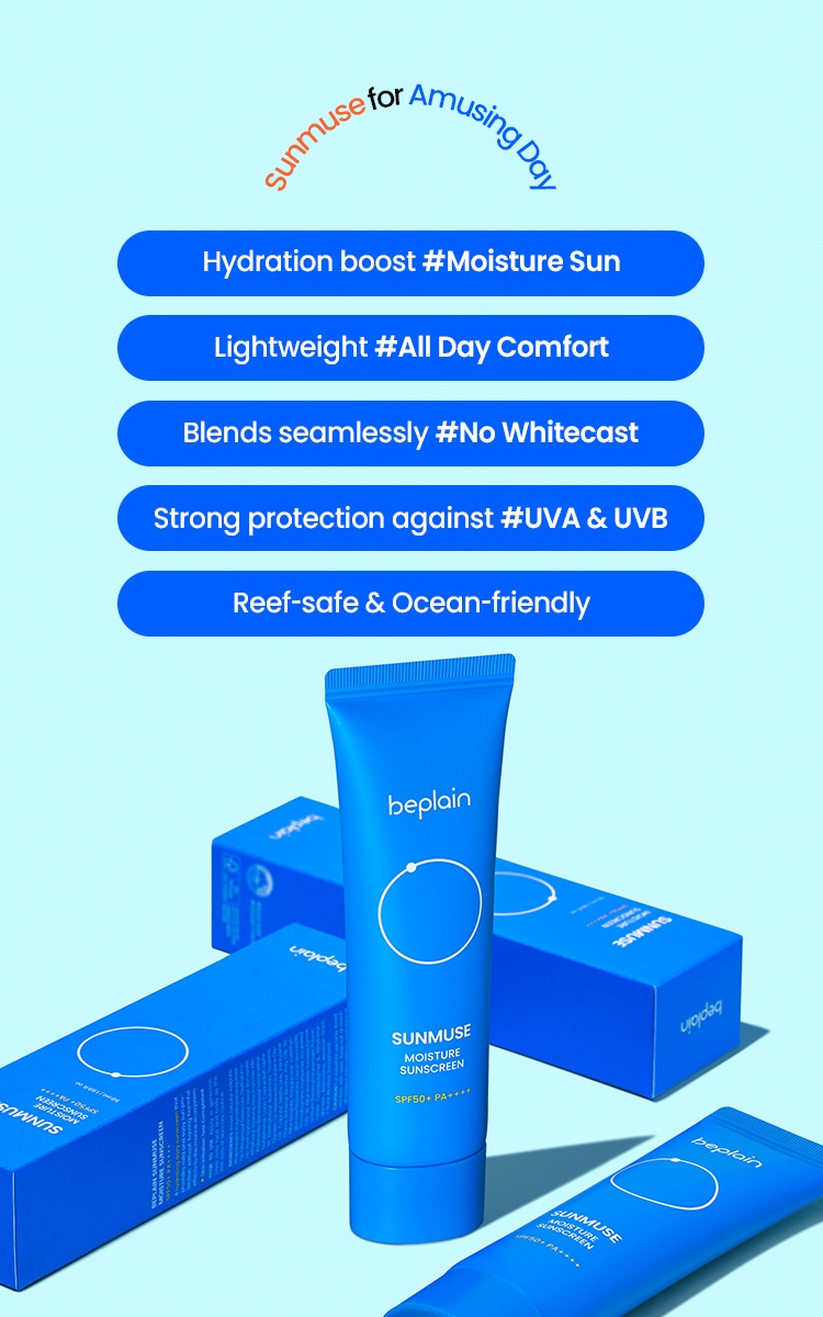[beplain] 🇸🇬 Sunmuse Moisture Sunscreen SPF50+ PA++++ 50ml - No ...