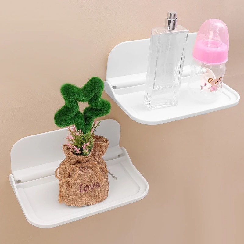 Wifi Router Storage Tray Bathroom Organizer / Saving Space Foldable ...