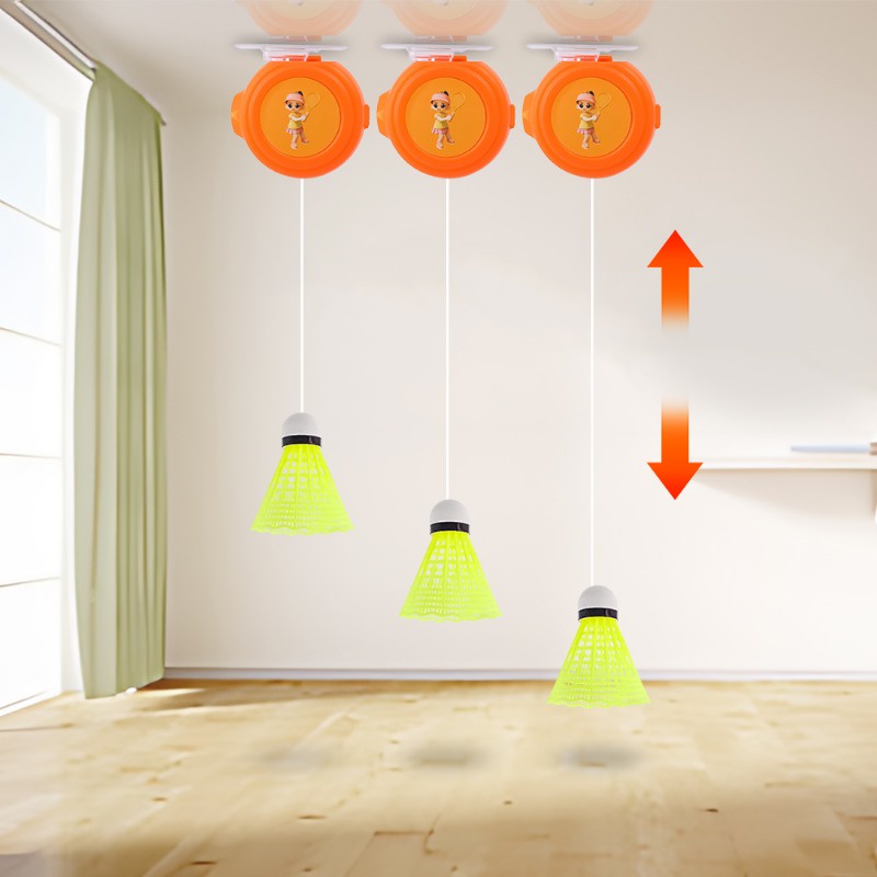 6-Ball Adjustable Resistance Level Shuttlecock Kit - Badminton Single ...
