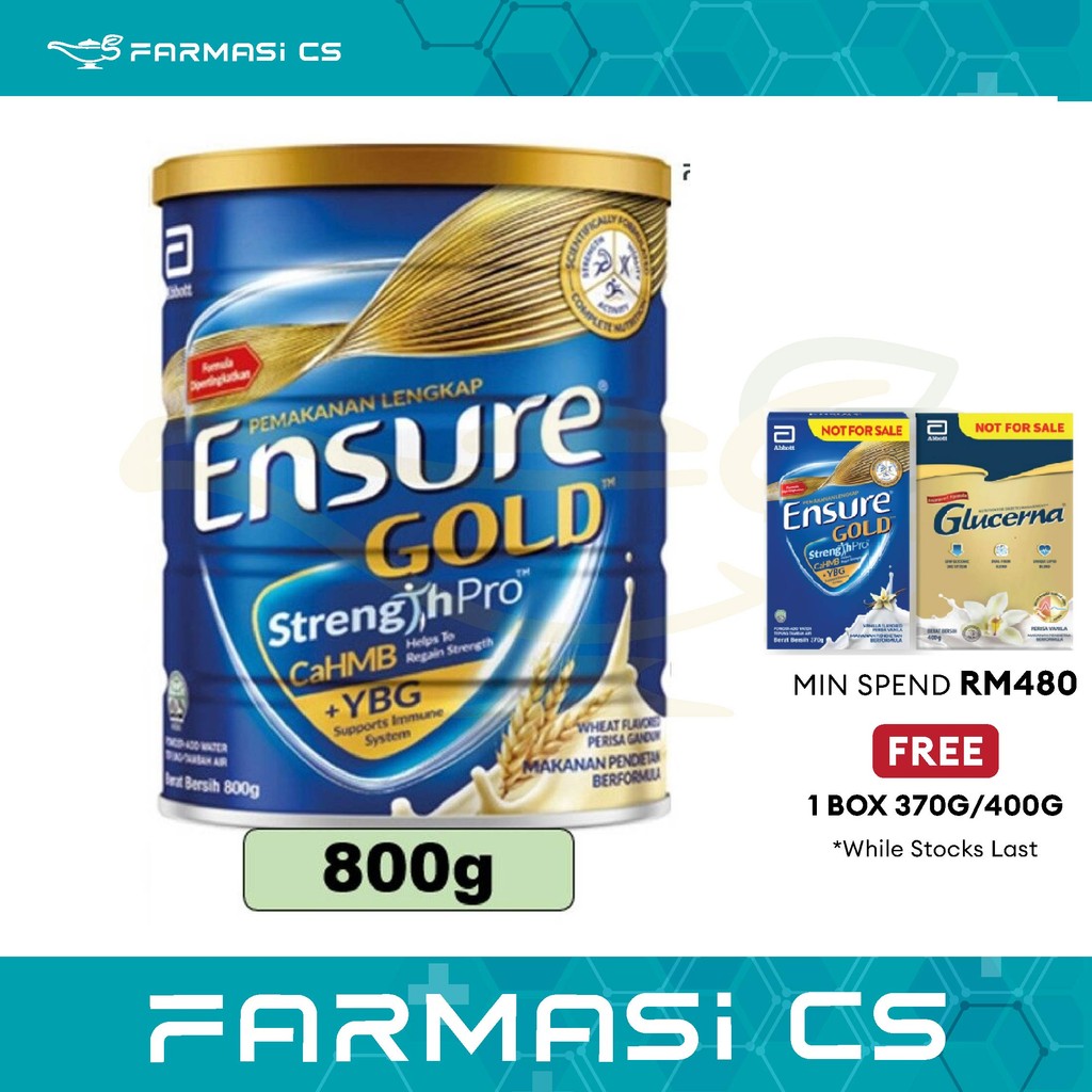 Abbott Ensure Gold Wheat 800g EXP:01/2026 [ powdered milk, adult ...