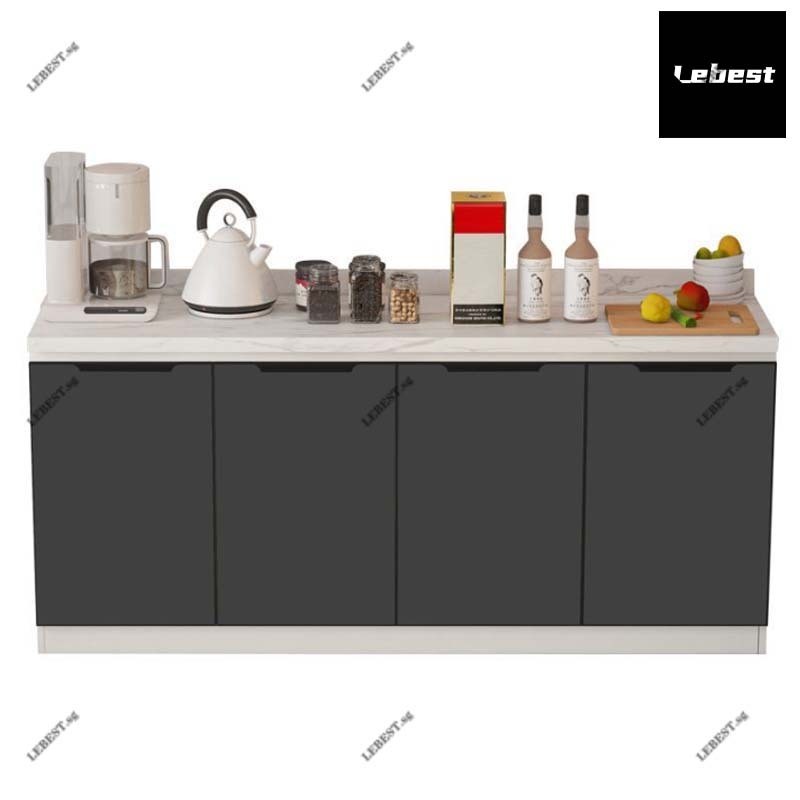 L·T Kitchen Cabinet Rock Countertop Kitchen Cabinet Household Marble ...