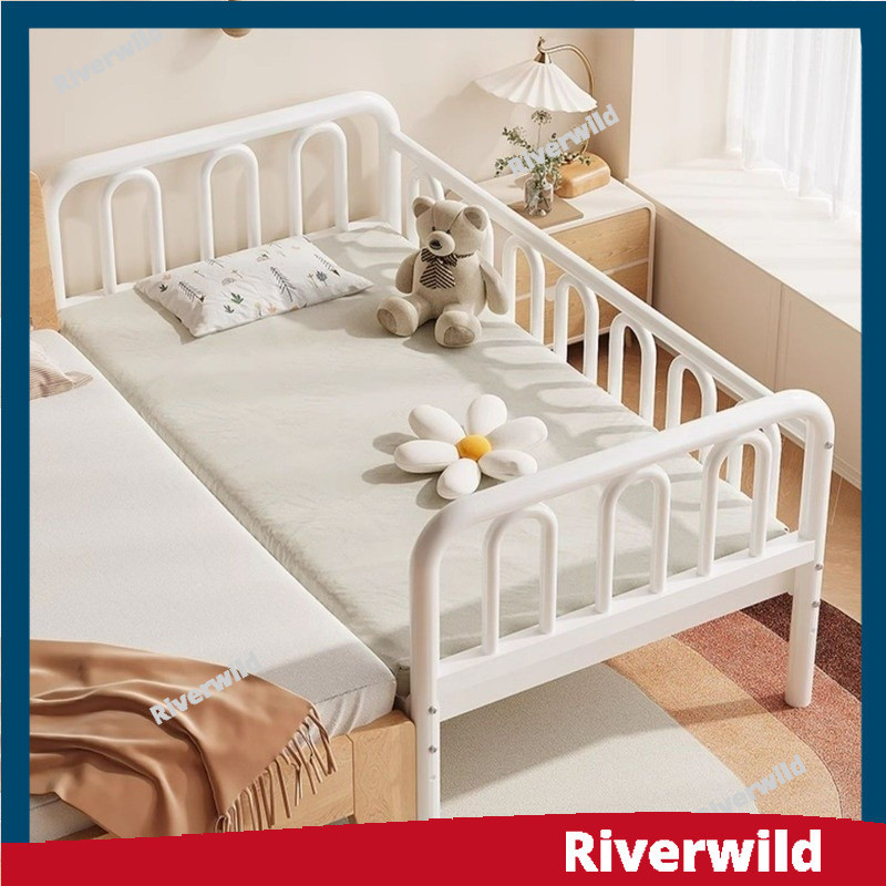 Baby Cot Iron Childrens Bed Splicing Bed Single Bed Frame With ...