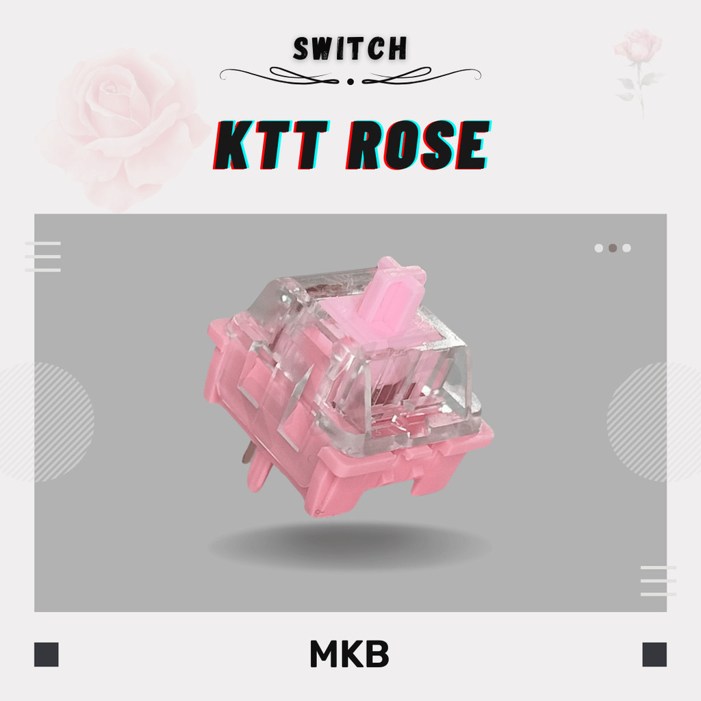 [READY STOCK] KTT Rose Linear Switches Switch for Mechanical or Gaming ...