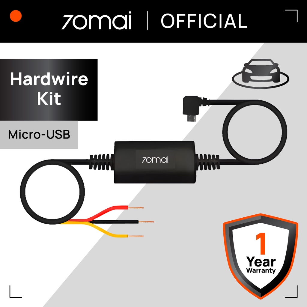 70mai Hard Wire Fuse Kit Parking Surveillance Cable UP02 (Micro-USB ...