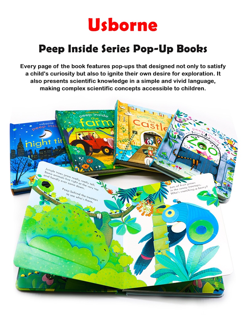 Usborne Peep Inside Series Books, Step Inside Children Early ...