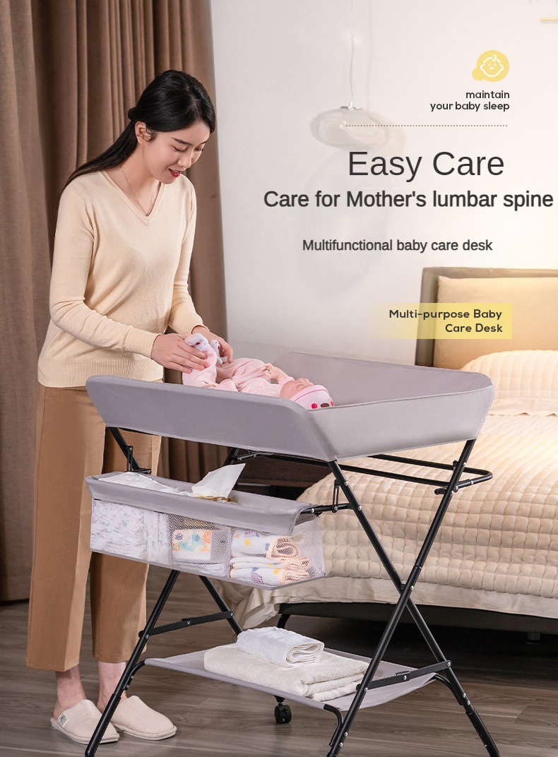 [SG STOCK] Baby Diapers Changing Table Foldable Newborn Multifunctional ...