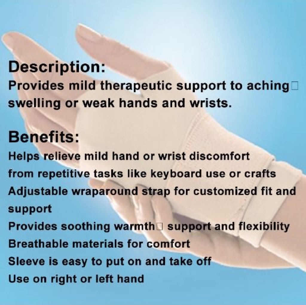 3M™ Futuro™ Hand/ Wrist Compression Glove, 09183ENR, Mild Support, 1 pc ...