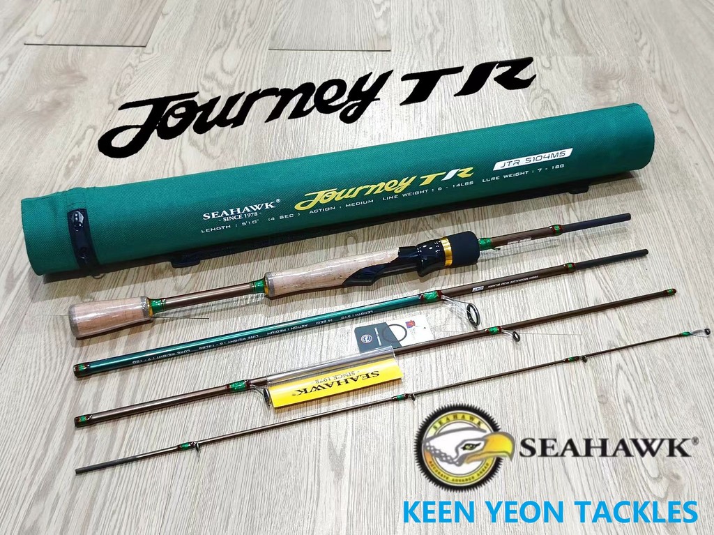 SEAHAWK JOURNEY TRAVEL SPINNING/ BAITCASTING (BC) FISHING ROD | Shopee ...