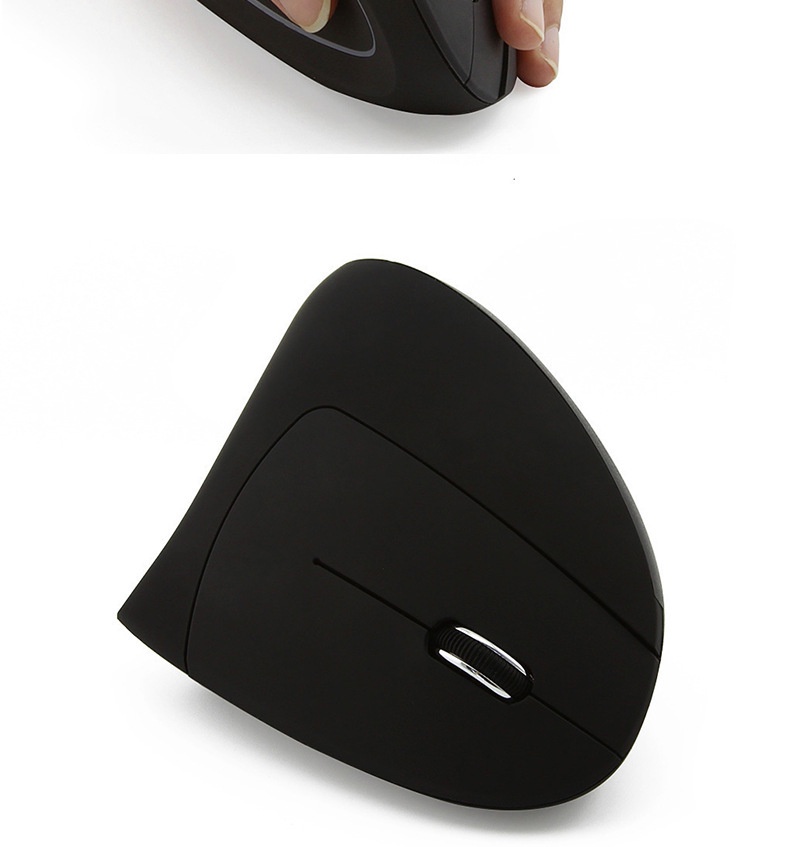 Vertical Wireless USB Mouse Ergonomic Rechargeable Portable PC Gamer ...