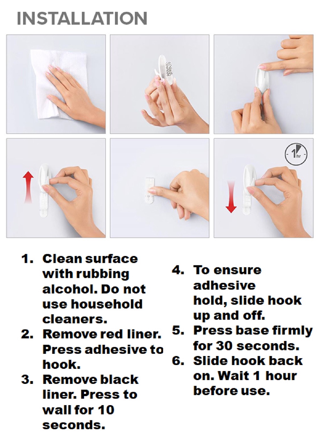 3M™ Command™ Small Designer Hook, 17082ANZ, No Surface Damage, Holds up to 450g, 2 pcs/pack, For ...