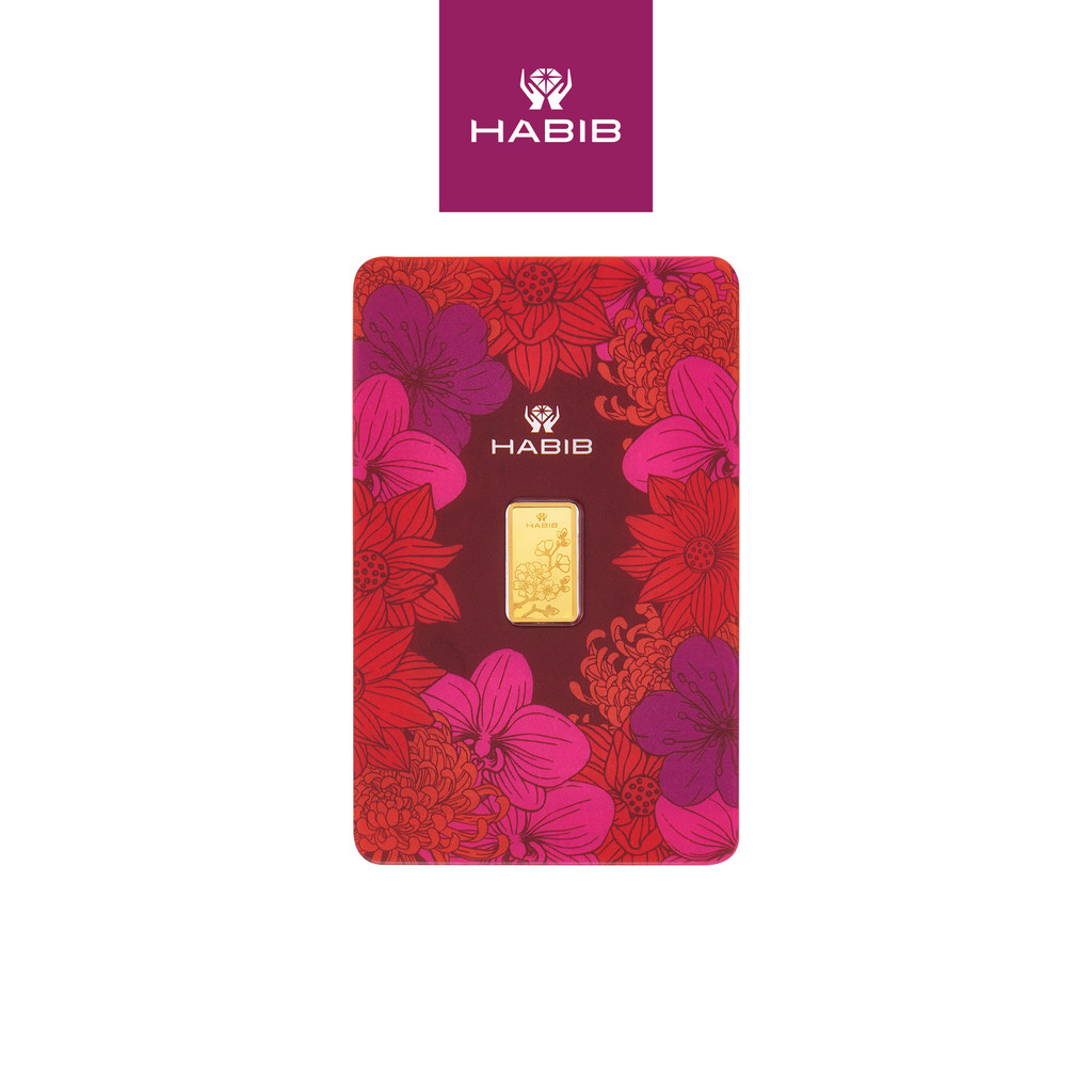 HABIB 0.5g 999.9 Gold Bar (Four Seasons) - Manufactured By LBMA Goods ...