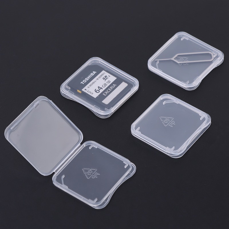 8 in 1 Micro SD Memory Card Storage Box / Travel Portable Anti-shock ...