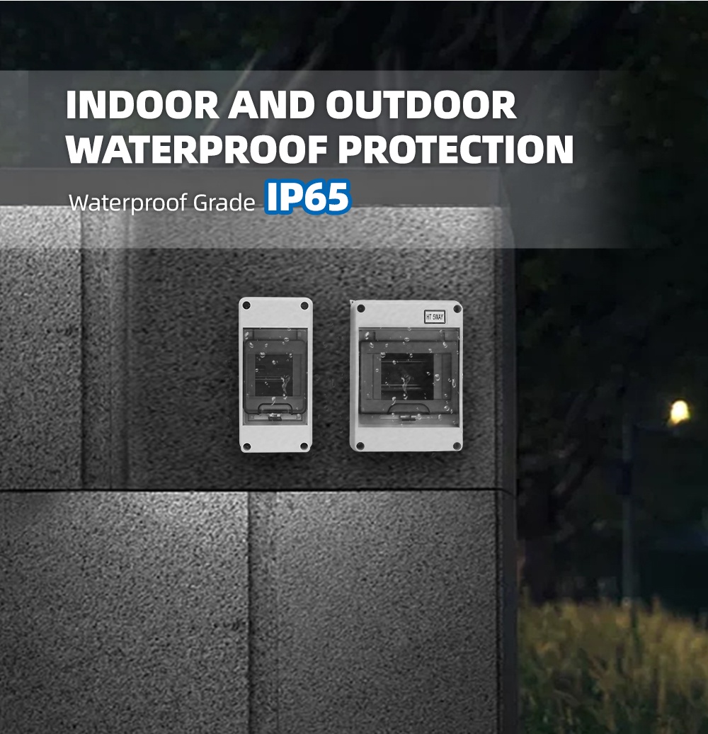 IP65 Waterproof Electrical Distribution Box 2 3 5 Ways MCB Switch PC ...