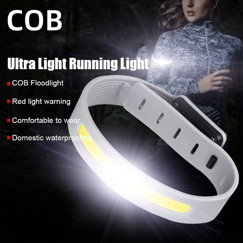 COB Ultra Light Jogging Light / Outdoor Sports Night Running Light ...