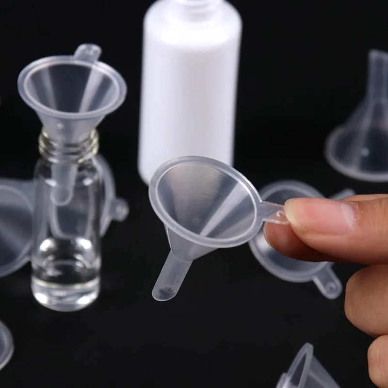 Mini Plastic Funnel Set - Small-Mouth Liquid Dispenser for Perfume ...