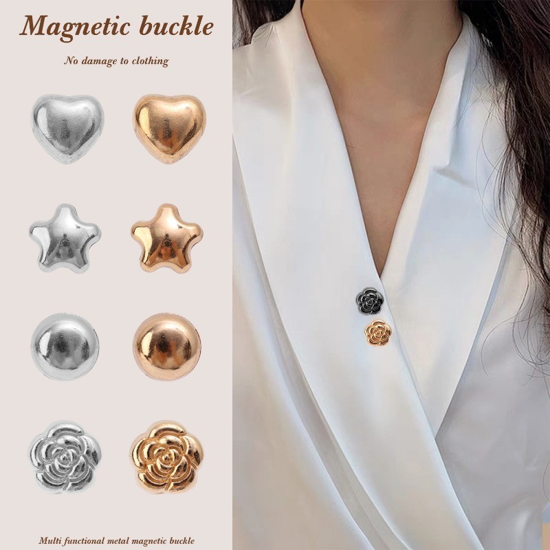 Multi-Purpose Metal Strong Magnetic Hijab Clips No Hole Magnet Pins ...