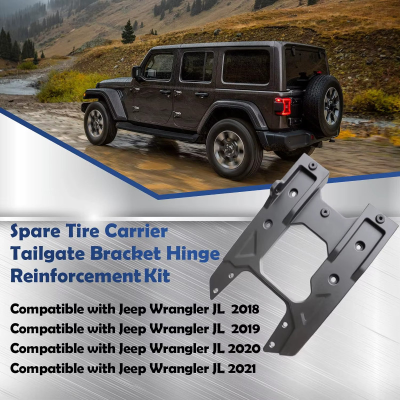 Spare Tire Carrier Tailgate Bracket Hinge Reinforcement Kits 82215356AB ...