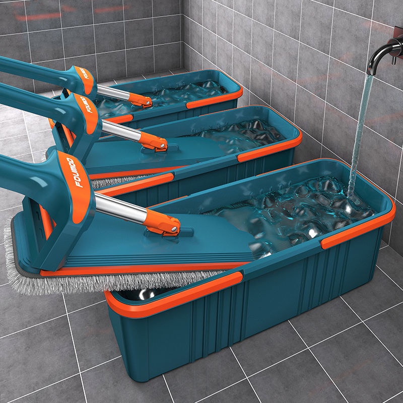 Hand Free Mop, A Household Lazy Floor Mop Tool, A New Type Of Flat Mop ...