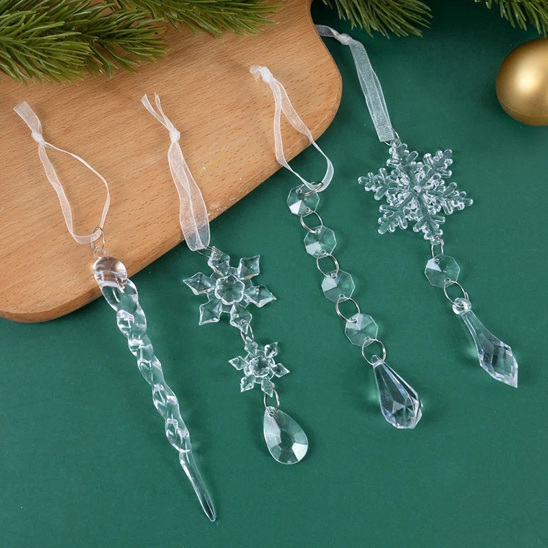 Christmas Home Decoration / Christmas Snowflake Icicle Pendants / Xmas ...