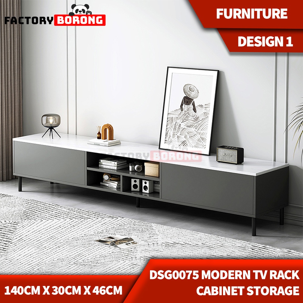 FB DSG0075 TV Cabinet 140cm/160cm TV Cabinet TV Bench Modern TV Rack ...