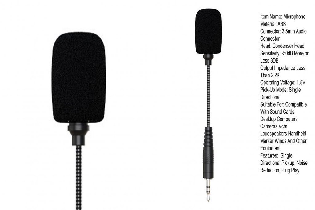 PP Mini Microphone Noise Reduction Sound Live Karaoke Microphone Mobile ...