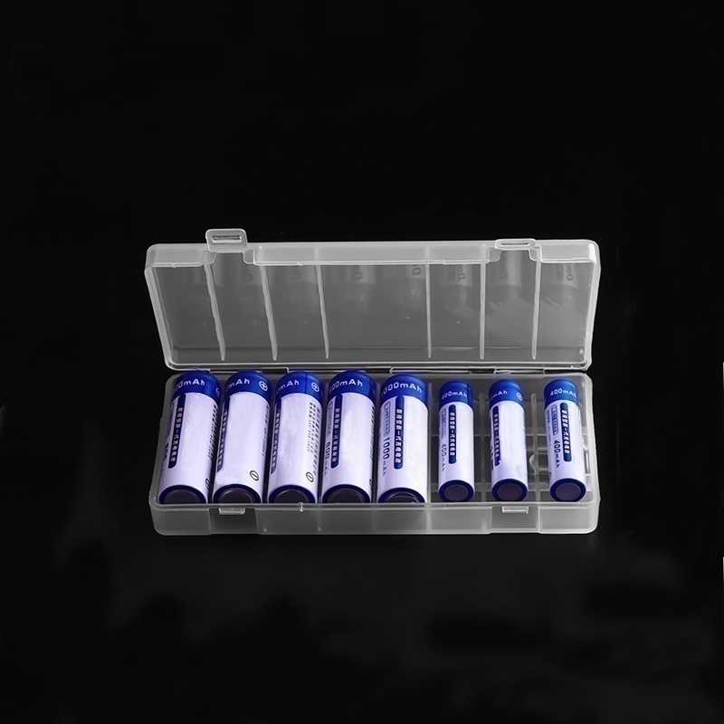 1 Piece Hard Plastic AA AAA Case Cover Holder AA / AAA Battery Storage ...