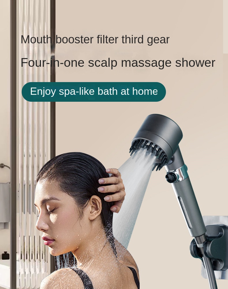 【SG STOCK】4-in-1 High Pressure Shower Head Set - Handheld Showerhead ...
