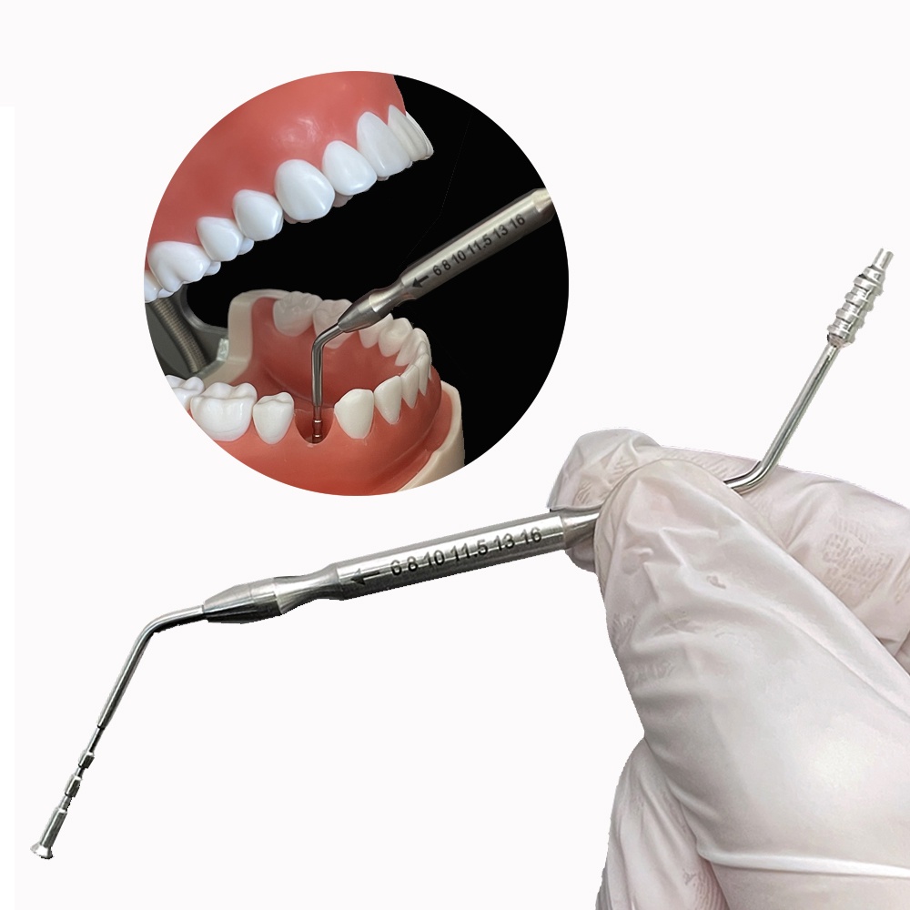 Dental Implant Tools Depth Gauge Gingival Measuring Ruler Deep Probe ...