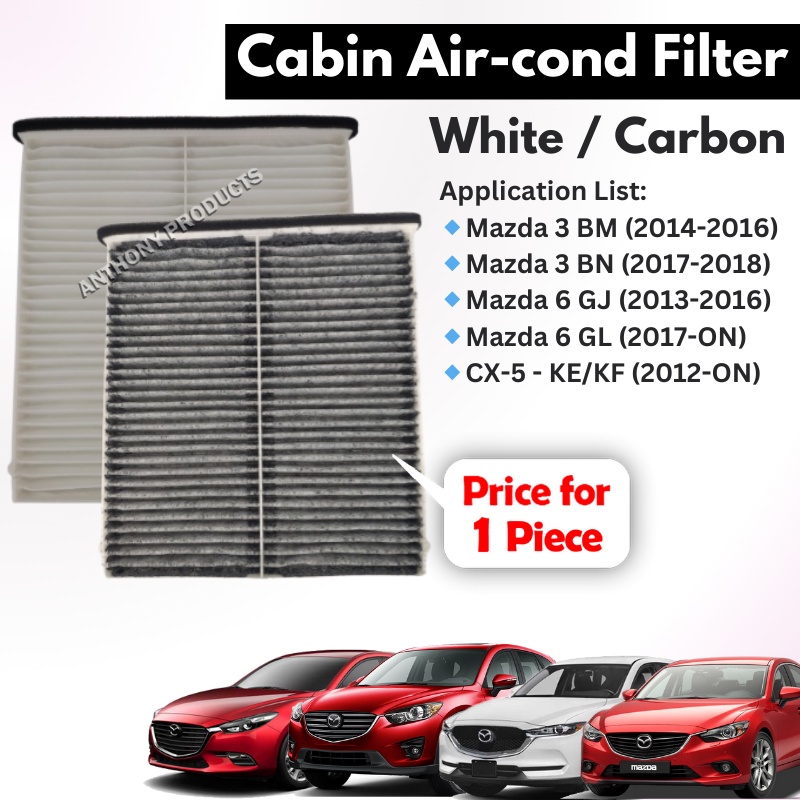 Mazda CX5 CX-5 (KE/KF), Mazda 3 BM BN, Mazda 6 GJ GL Skyactiv Cabin ...