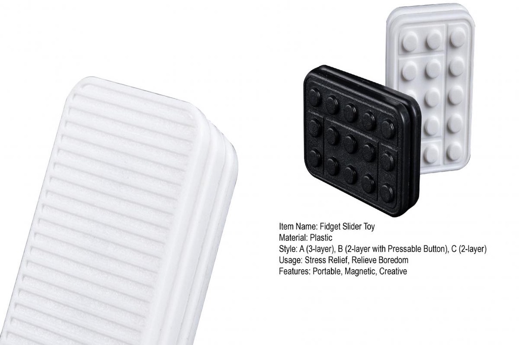[Gooditem] Fingertip Push Toy Mini Plastic Square Slider Hand Fidget ...