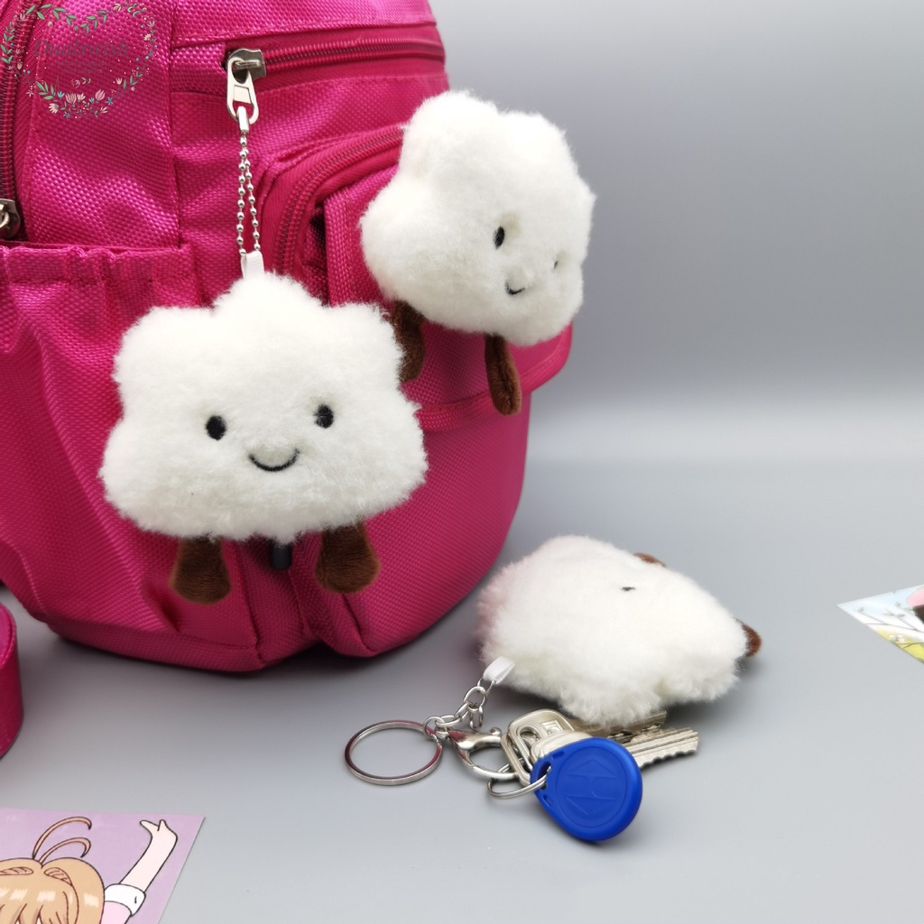 Dualswish Cute and Creative Cartoon Smiling Face Cloud Plush Doll ...