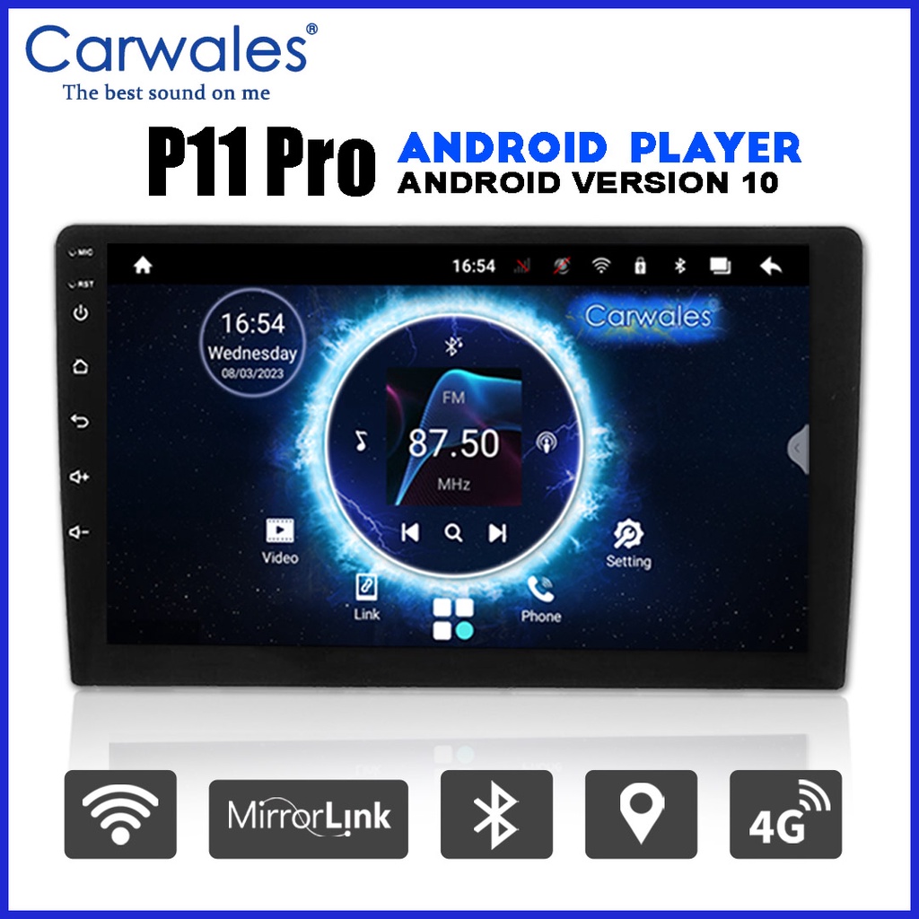 Carwales P11 Pro Car Android Player (WIFI, 4G, QLED, DSP, GPS, Carplay, 360 system) | Shopee ...