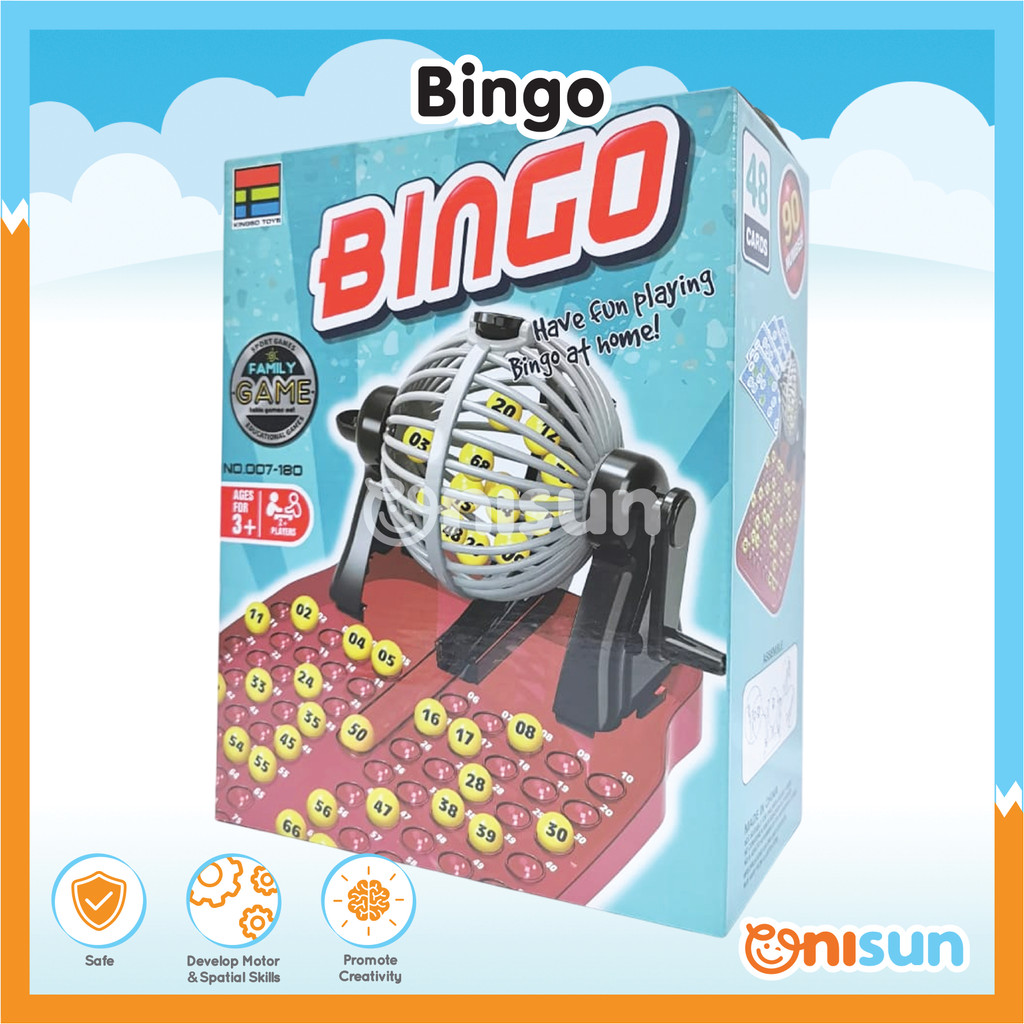 Kids BINGO Multiplayer Traditional Family Games With Accessories ...