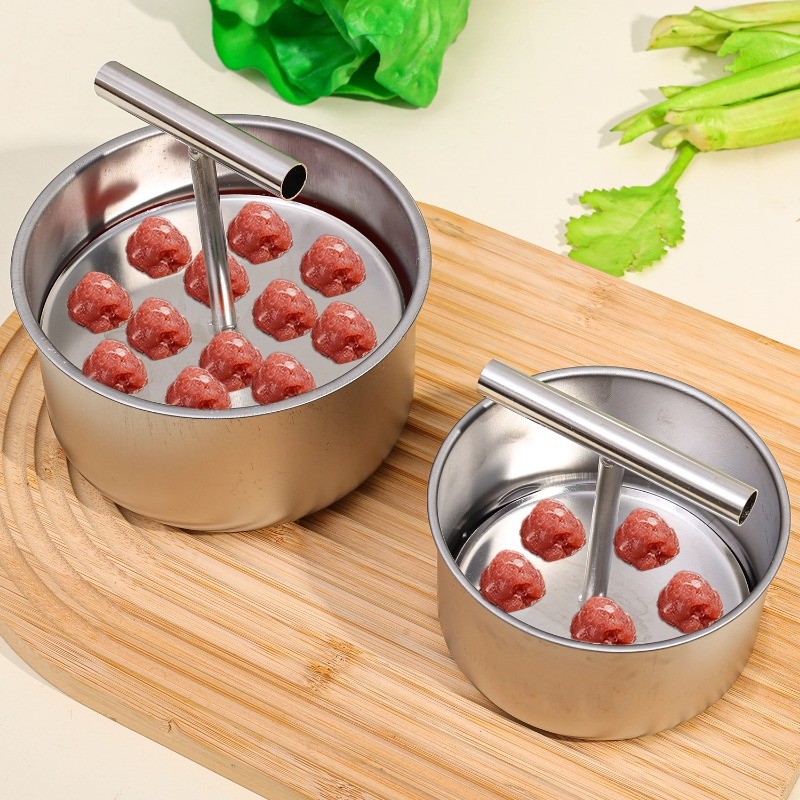 Kitchen Gadgets - 304 Stainless Steel Manual Meatballs Maker - Extruded ...