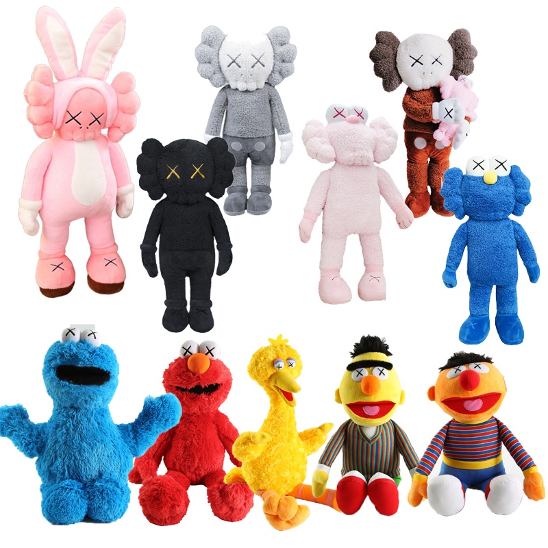 Big Size Kaws Bangkok Exhibition Sesame Street Kaws BFF Elmo Cookie ...