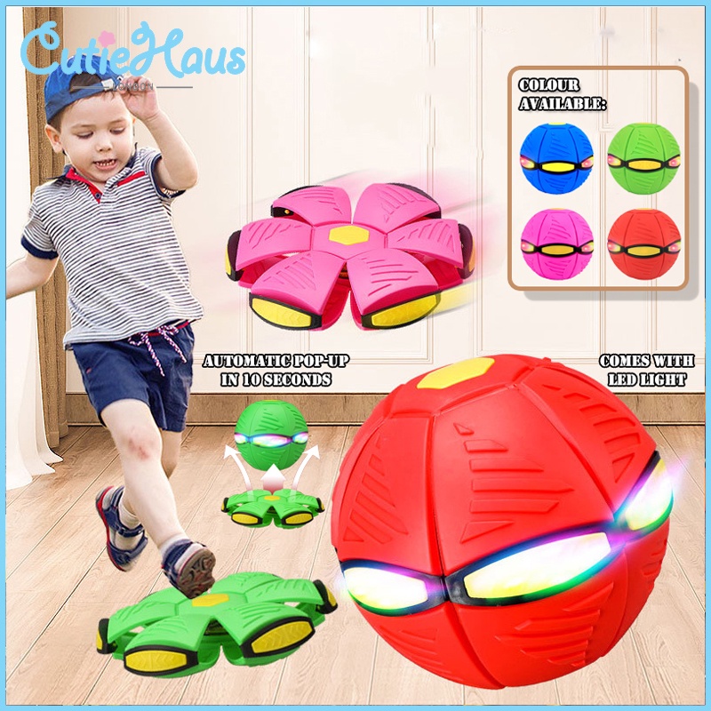 Cutiehaus Magic Flying Saucer Ball UFO Flying Ball Flat Throw Disc Ball ...