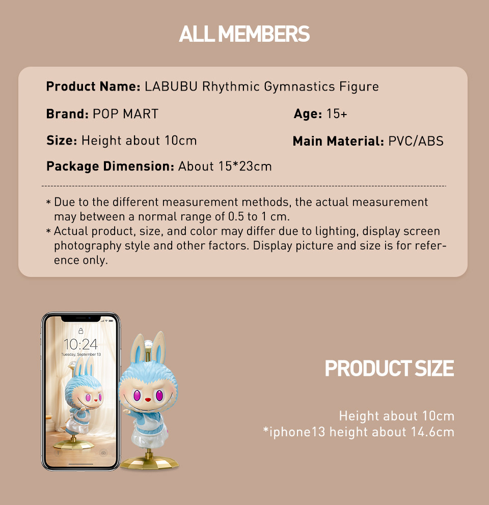POP MART LABUBU Rhythmic gymnastics Figure | Shopee Singapore