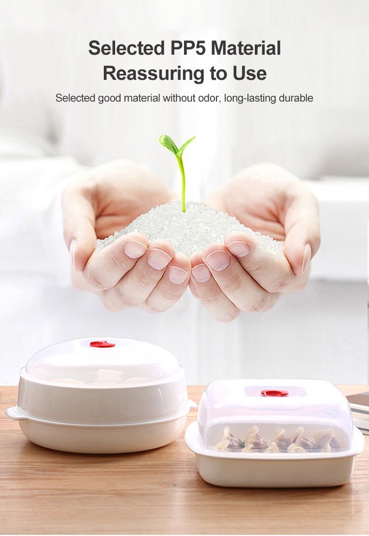 Microwave Oven Double-layer Rounded Steamer | Shopee Singapore