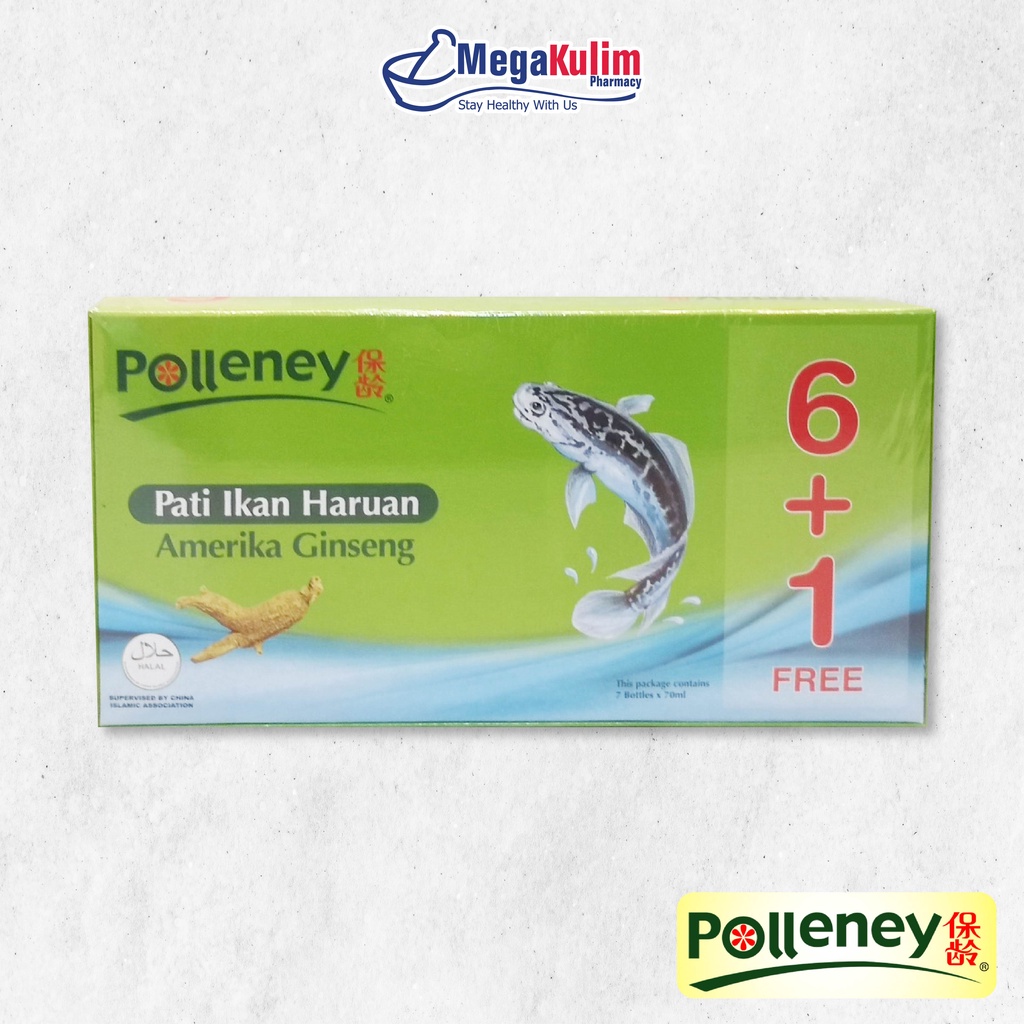 Polleney Fish Starch Haruan Ginseng (6+1 x 70mL) | Shopee Singapore