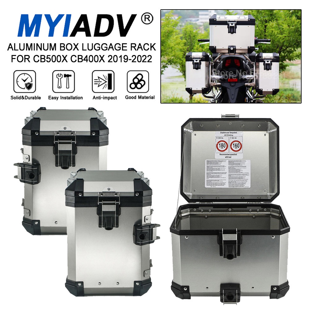Aluminum Box Luggage Rack For Honda CB500X CB400X 2019-2022 Motorcycle ...