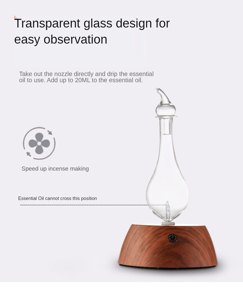 Forleaf Nebulizer Diffuser Waterless Pure Nebulizing Essential Oil ...