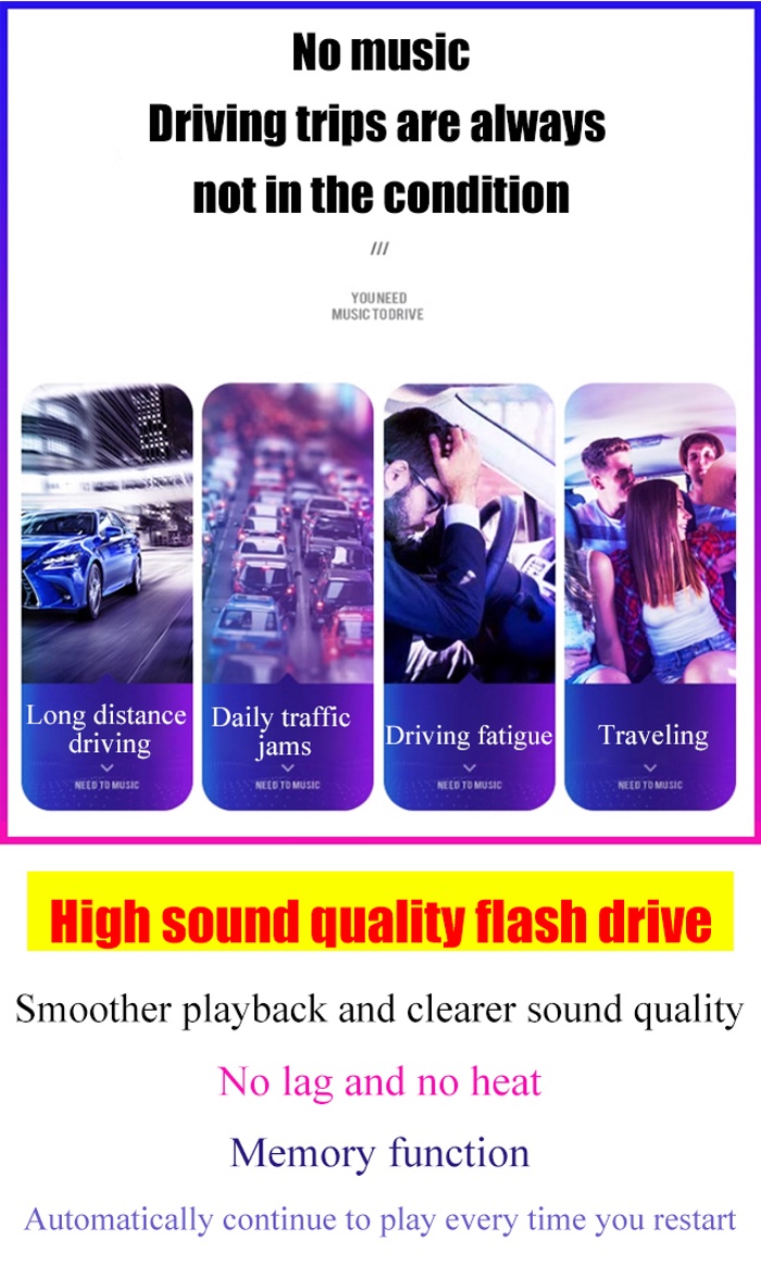 🔥Clearance Sale🔥CAR flash drive Plug and play your favorite tracks ...