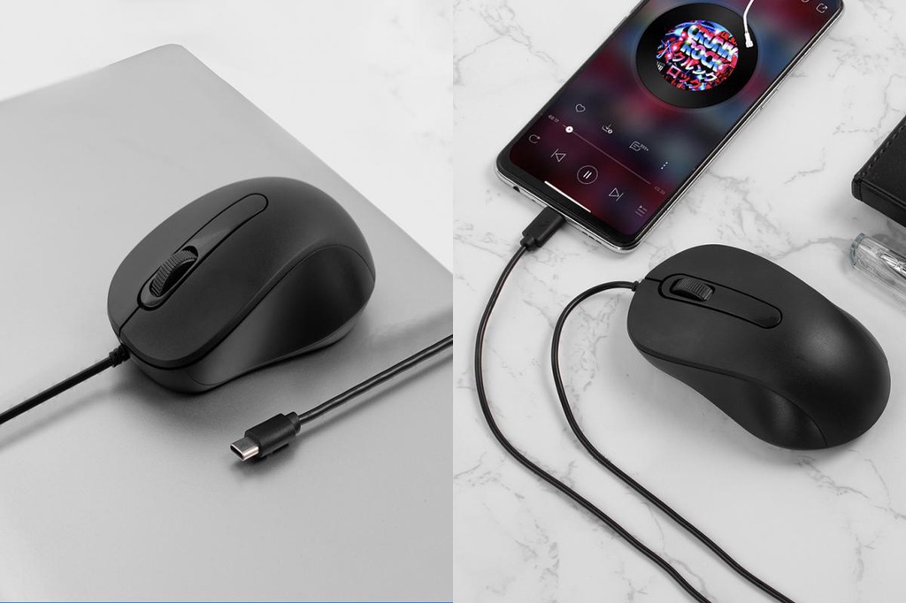 [RB] 1000dpi Speed Mouse Gamer Mouse Fast Plug Play Type-c Wired Mouse ...