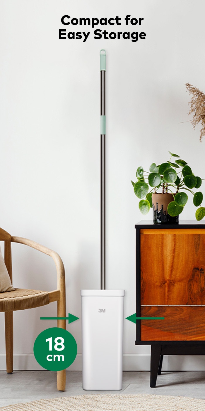 3M™ Scotch-Brite™ Hands-Free Mop with Compact Bucket, 1 pc/pack, For ...