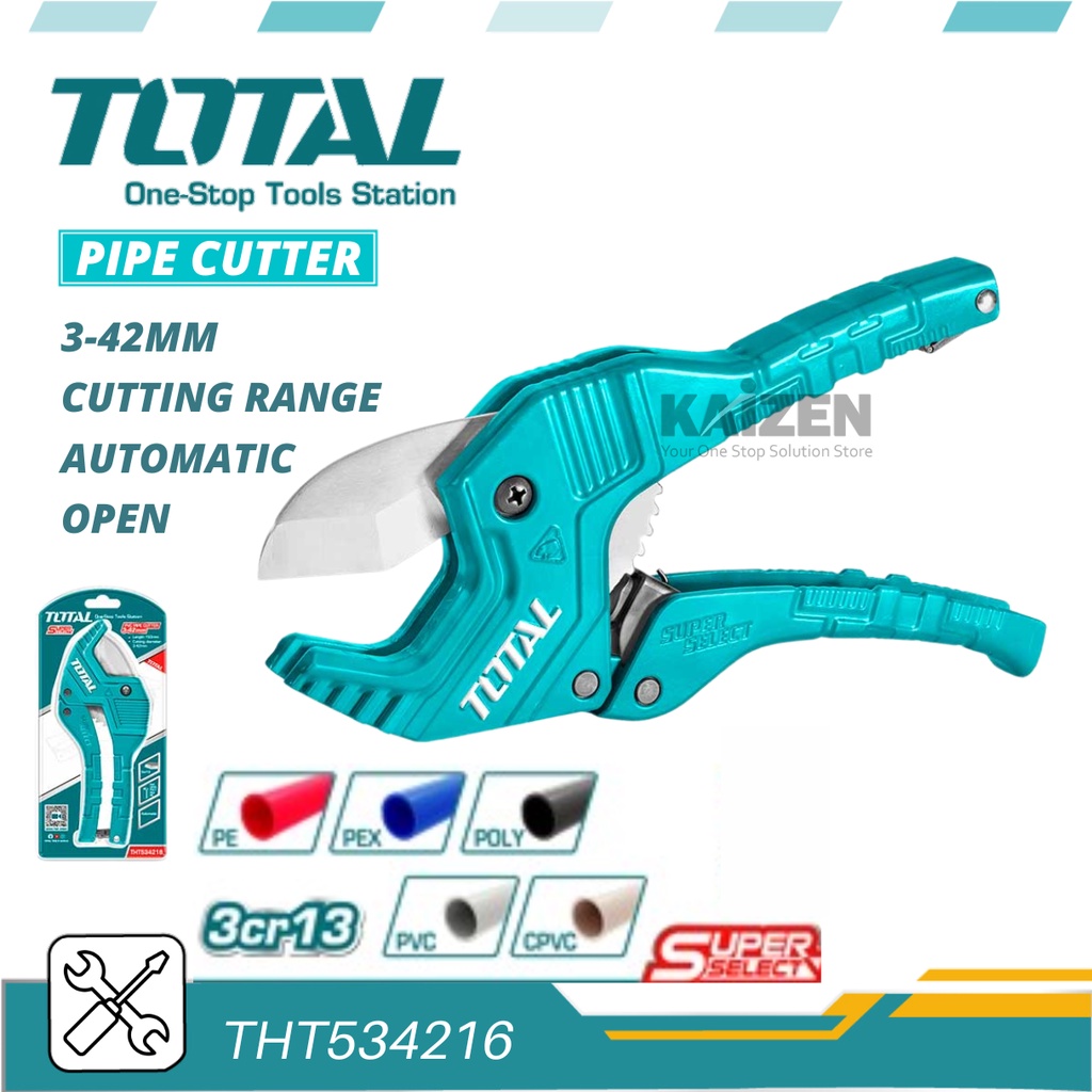 TOTAL THT534216 PVC Pipe Cutter 3-42MM ( Replace Model : THT53425 ...