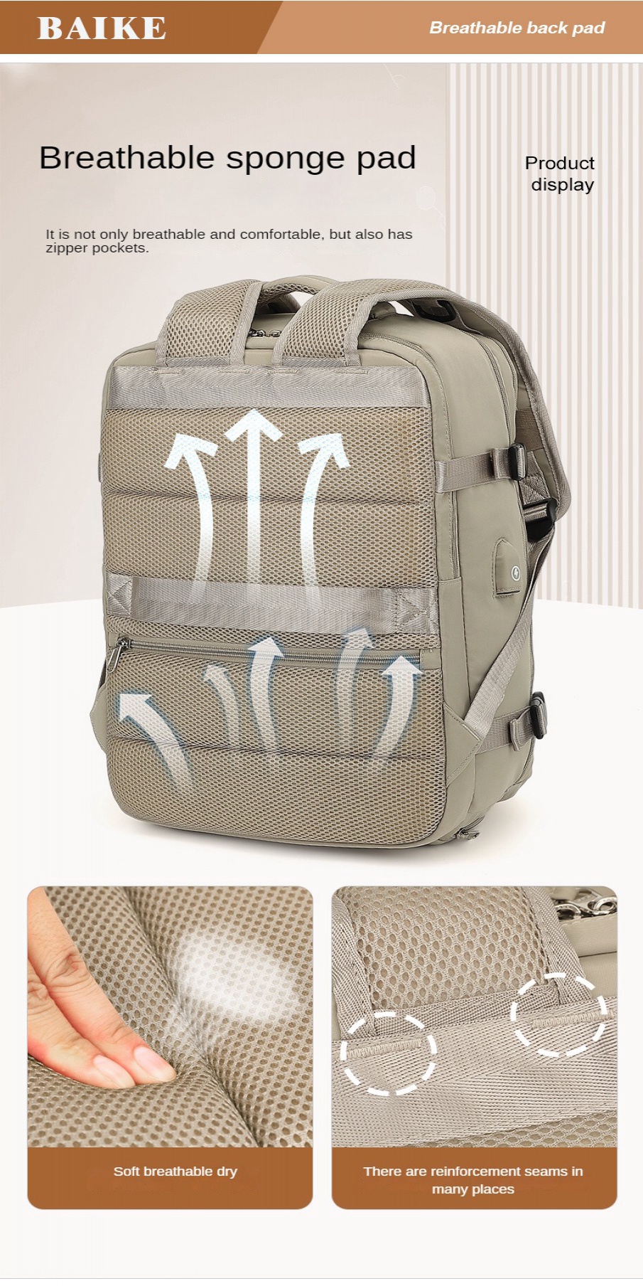 My available 35L travel Bagpack waterproof cabin size backpack with ...